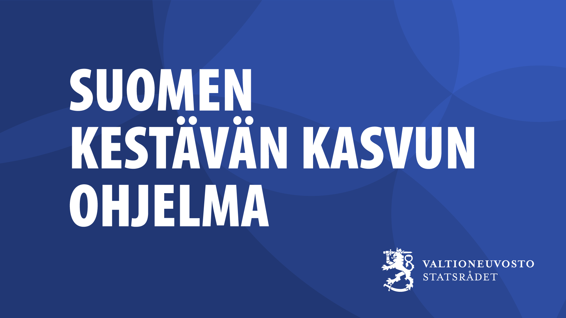 Suomen kestävän kasvun ohjelman valmisteluaikataulu täsmentyi - Valtiovarainministeriö